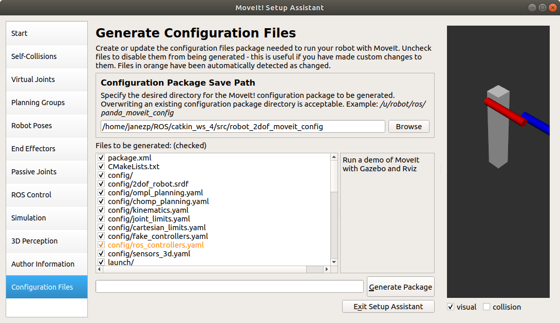 Visualization & Simulation - FE ROS
